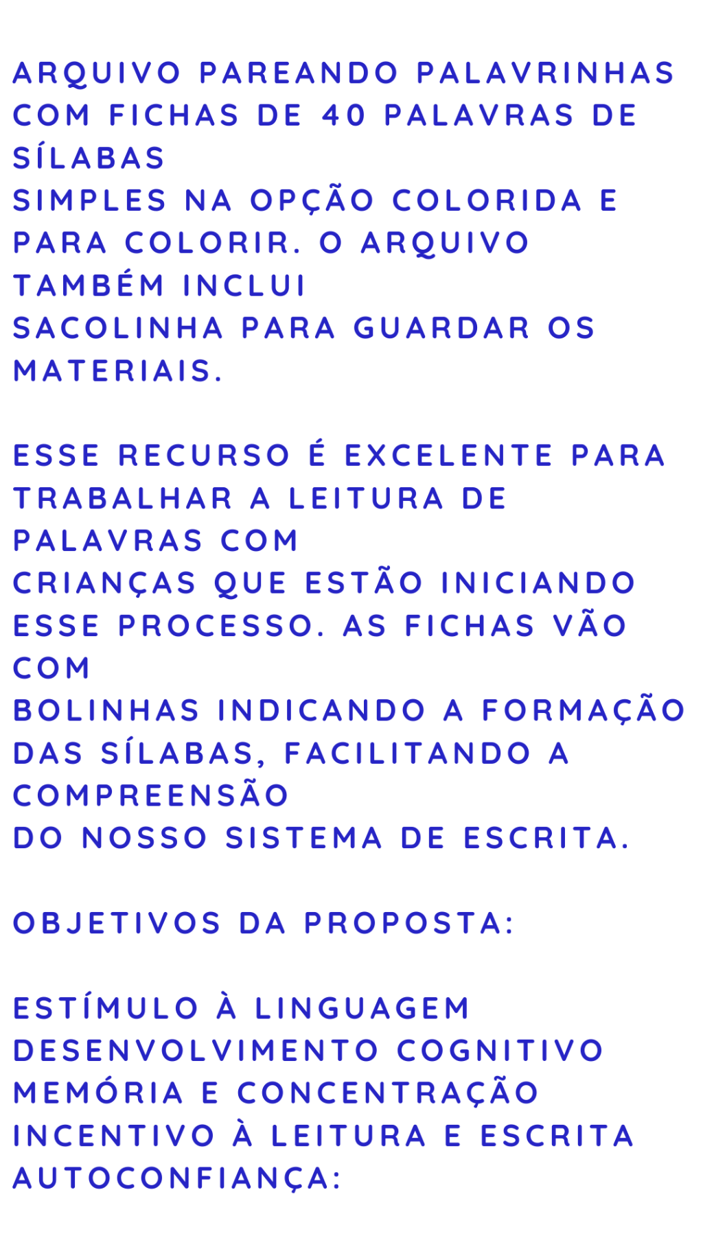 Pareando palavrinhas