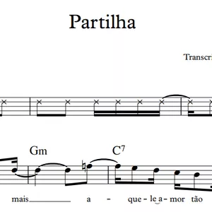 Partitura "Partilha" (samba) - Leandro Gomes | Hotmart
