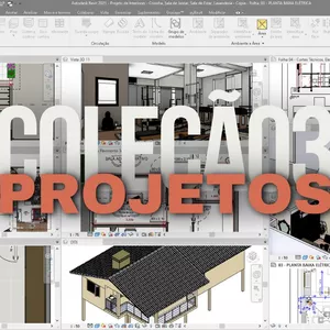 Coleção Exclusiva de 10 Projetos para Revit: Residencial e Interior...