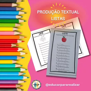 Produção Textual - Listas - Educar para realizar | Hotmart