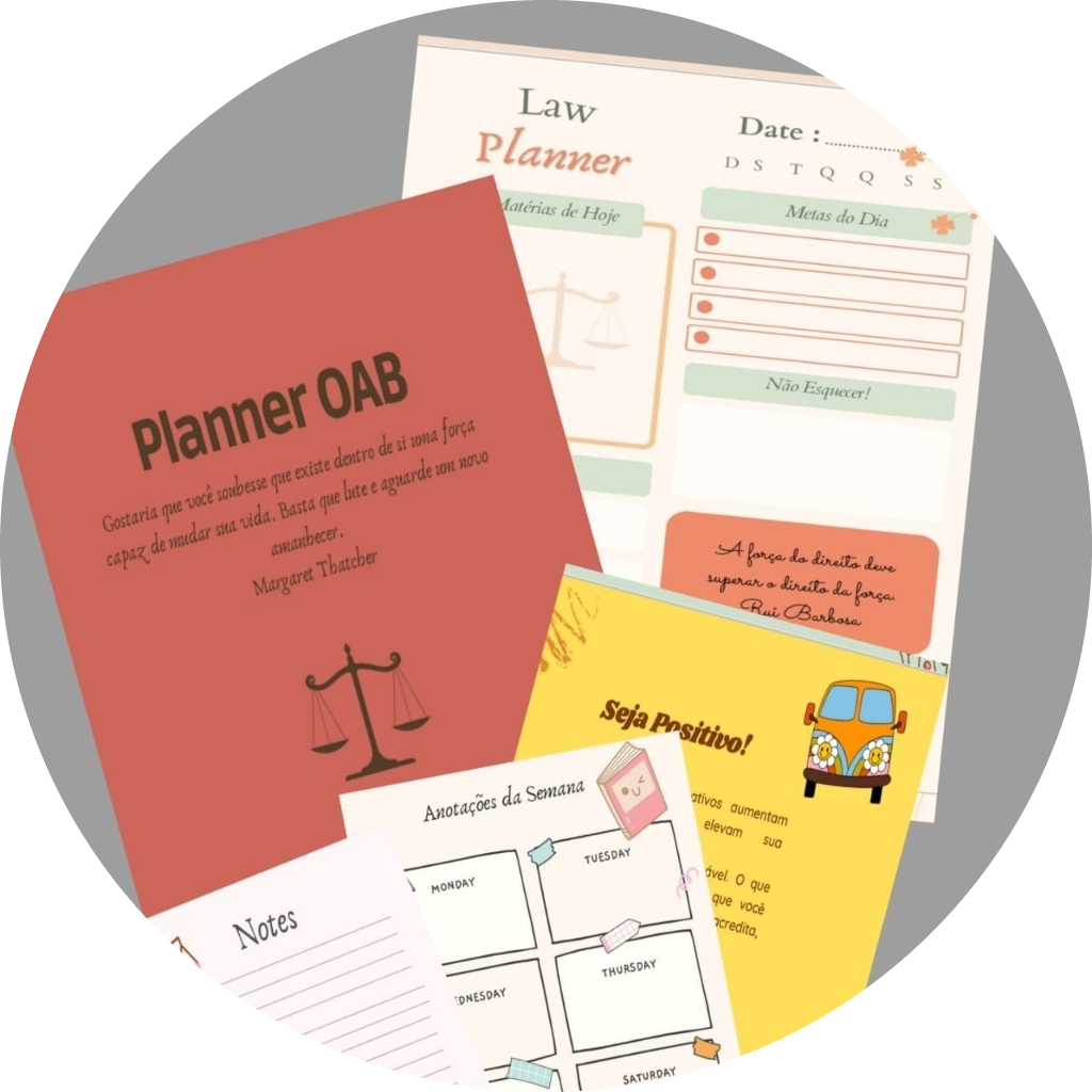 PLANNER PARA OAB -LAW PLANNER
