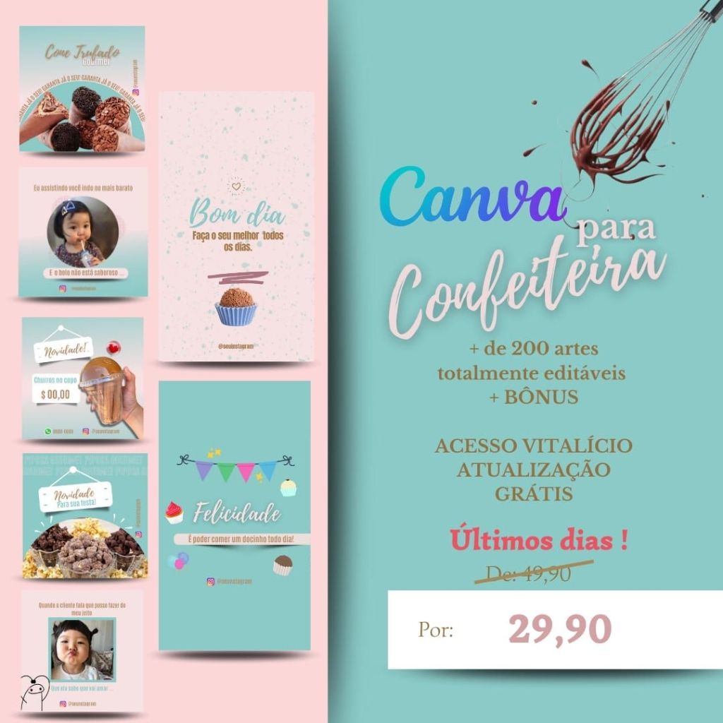Pack Canva Confeiteira