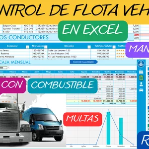 CONTROL DE FLOTA VEHICULAR EN EXCEL - Ludus - Excel Power | Hotmart