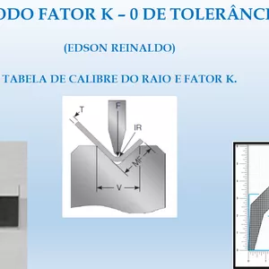 MÉTODO FATOR K – 0 DE TOLERÂNCIA (EDSON REINALDO) TABELA EXCEL DO R...