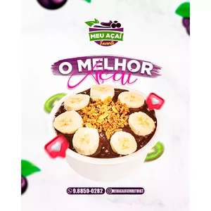 ARTE EDITÁVEL - O melhor açaí - (PHOTOSHOP)psd - Hugo Fernandes | H...