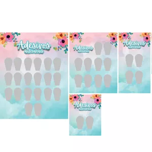 MODELO DE CARTELA PARA ADESIVOS 001 - Talita Souza | Hotmart