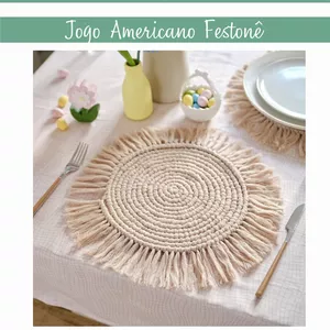 Tutorial Jogo Americano Macramê - Aprenda e Venda | Hotmart