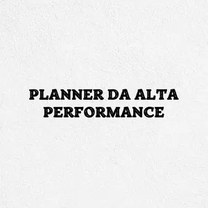 Planner da Alta Performance - Natália Castro | Hotmart