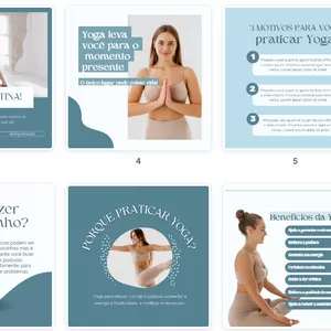 Pack Canva Yoga (Pacote Basic) - Canva para empreendedoras | Hotmart