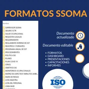 FORMATOS SSOMA-EDITABLE - JOSEPH C. LAURENTE ESPINOZA | Hotmart