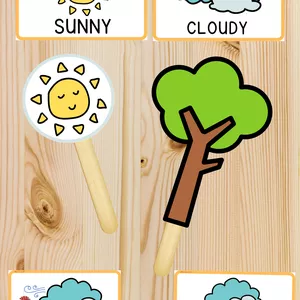 Weather | 1st Grade | Classroom Flashcards - Carolline Kreutzfeld