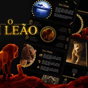 O Rei Leão - Template de PowerPoint - Marcelo Setubal | Hotmart