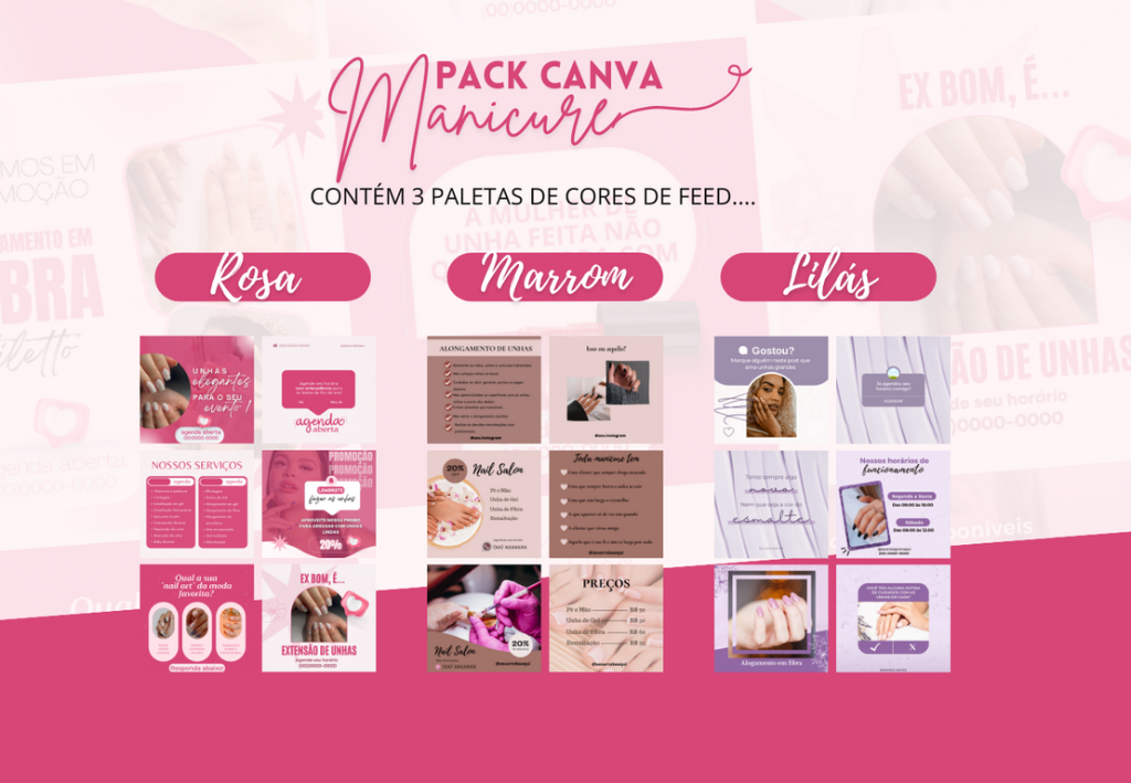 Pack Canva Manicure