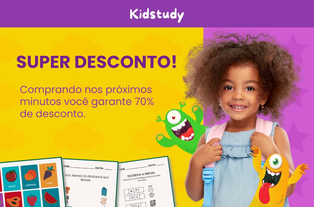 Kidstudy: centenas de atividades infantis para aprendizado e diversão