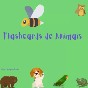 Coleção de Flashcards de Animais - Propaga ideias, histórias e con...
