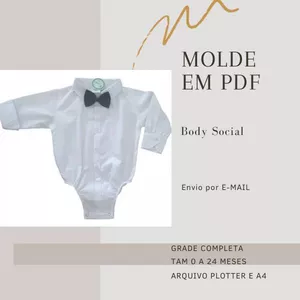 MOLDE EM PDF BORY SOCIAL BEBÊ - Universo dos moldes | Hotmart