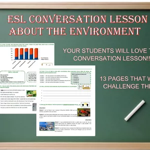 ESL Conversation Lesson Plan - Environment - Gustavo Nascente Igans...