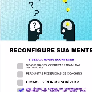 E-book RECONFIGURE SUA MENTE - Andréia Maria Assunção | Hotmart