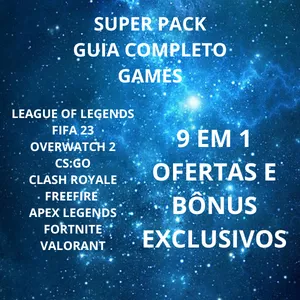 SUPER PACK GUIA COMPLETO : GAMES - André Luis | Hotmart