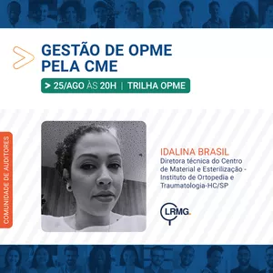 Gestão de OPME pela CME - LRMG auditoria em saúde | Hotmart
