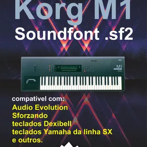 Timbres do Korg M1 Soundfont .sf2 para Audio Evolution - Studio Mo...