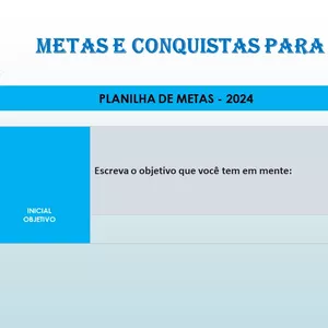 PLANILHA: PLANEJAMENTO DE METAS 2024 - Naira Fernanda da Silva Sant...
