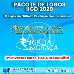 Pacote de LOGOS IIGD 2020 - Arte Para Igrejas | Hotmart