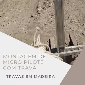 Montagem de micro pilote com travas - GILMAR BARROS DA SILVA JUNIO...