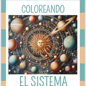 El Sistema Solar para colorear - Jasmill Gretel Tapia Rojas | Hotmart