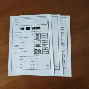 To Be Verb Activity (Atividade de Verbo To Be) - Vanessa C. Assumpç...