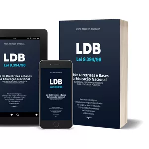 LIVRO DA LDB ATUALIZADA 2026 COM 125 QUESTÕES COMENTADAS - Prof. Ma...