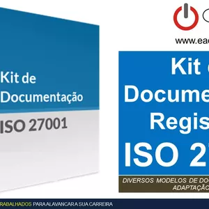Kit de Documentos e Registros NBR ISO/IEC 27001:2013 - Diversos Mo...