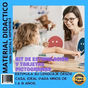 Kit de Estimulación de Lenguaje y Tarjetas Pictogramas - Susan Moreira ...