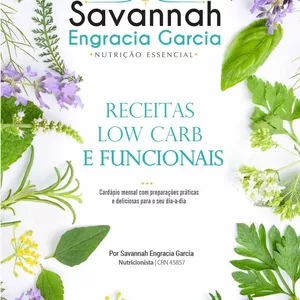 E-Book de Cardápio e Receitas Funcionais: 30 Dias Low Carb - Savann...