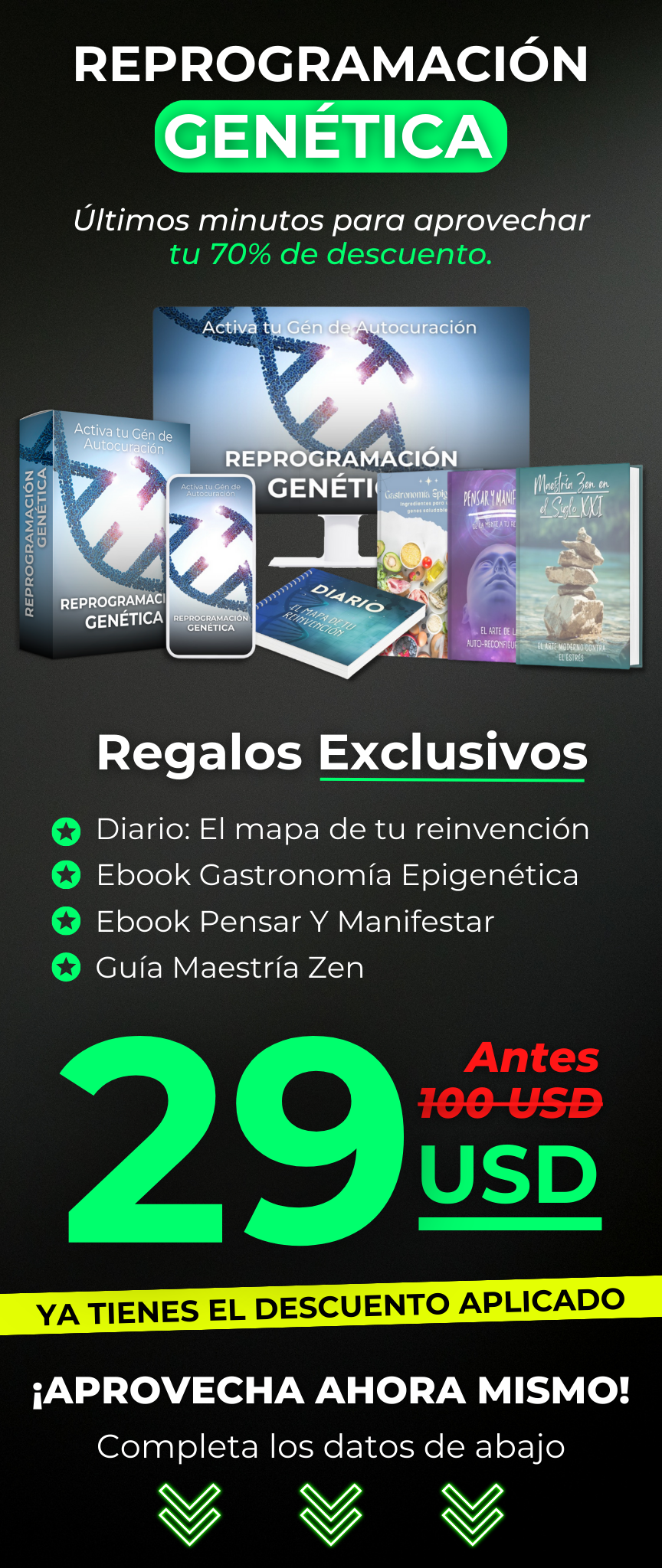 Reprogramando tu ADN