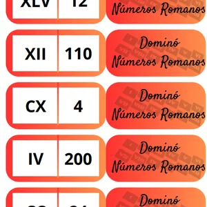 Dominó Números Romanos - Educa Matemática | Hotmart