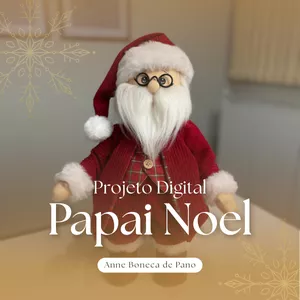 Papai Noel da Anne Boneca de Pano - Adriane da Silva Pereira Vilela...