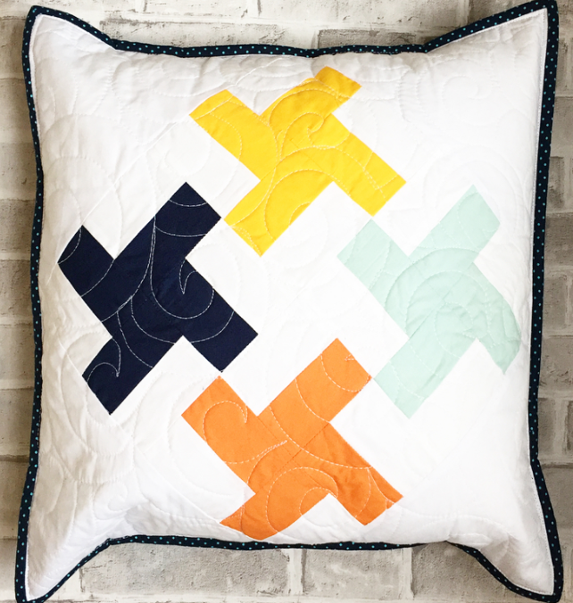 Almofadas em Patchwork Moderno