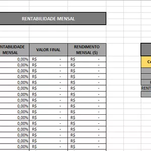 Planilha de Rendimentos Mensais - João Vitor Loppes Felicio | Hotmart