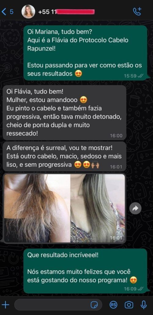 Protocolo Cabelo Rapunzel