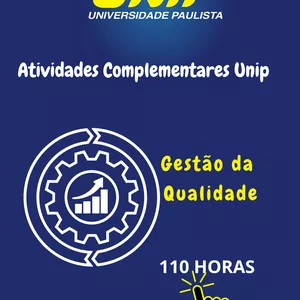 Atividades Complementares, Gestão da Qualidade, 110 horas - Simpli...