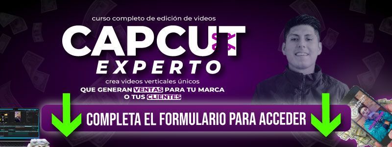 CAPCUT EXPERTO CURSO PC