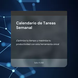 PDF Calendario de Tareas Semanal - Alpha Software | Hotmart