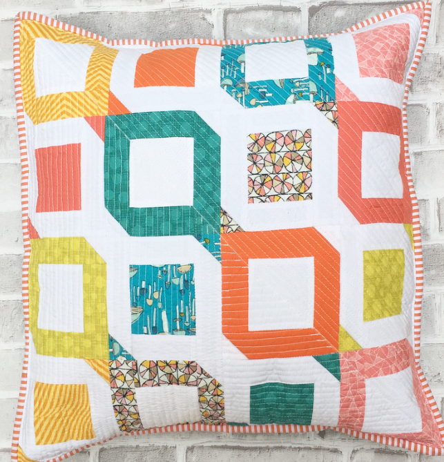 Almofadas em Patchwork Moderno