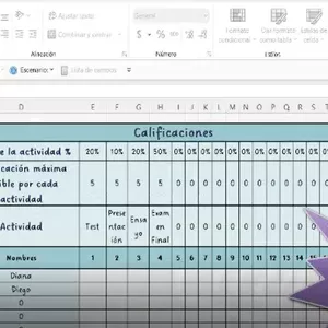 Hoja de cálculo de libro de calificaciones / Plantilla de libro de ...