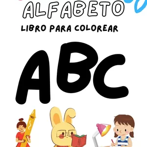 Aprende y Colorea el ABC Libro para colorear para niños preescolare...