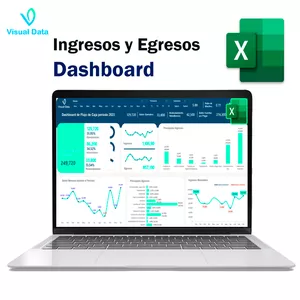 Dashboard de Flujo de Caja(Cash Flow) - Visual Data - Tienda | Hotmart